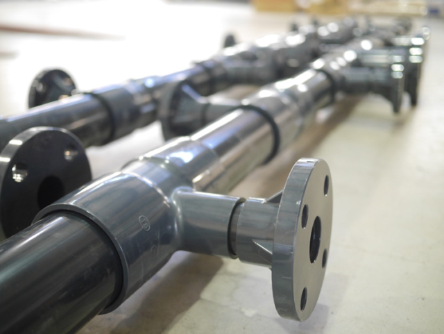 HIVP管加工、施工事例のご紹介 - 樹脂加工はコーセイへ｜株式会社コーセイ